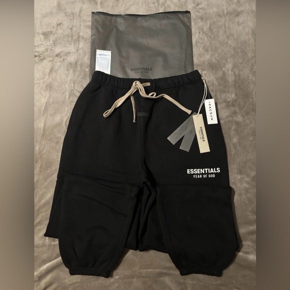Fear of God | Pants | New Fear Of God Essentials Black Sweatpants 0 ...